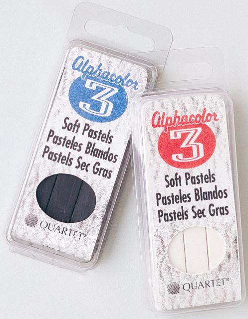 Alphacolor Square Pastel Set Of 3 Sticks In White | ACCO | Allan ...