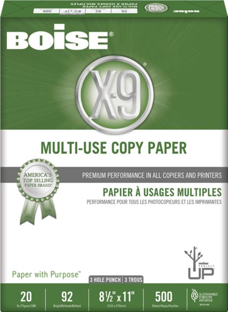 3HOLE BOISE 8.5X11 COPY PAPER | Allan Hancock College